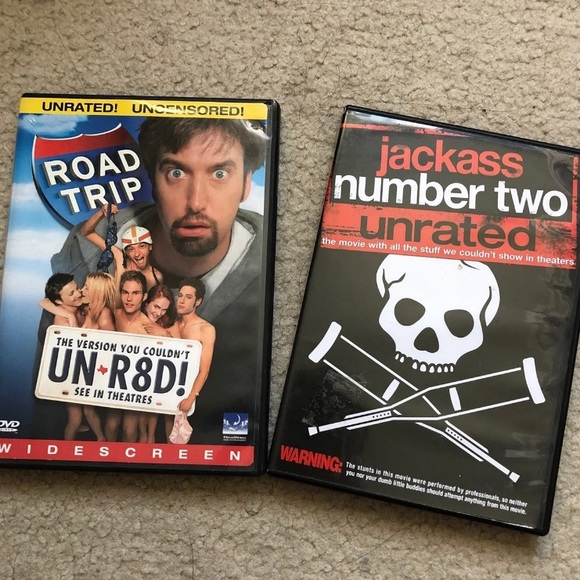 Media | Road Trip And Jackass Unrated Dvd | Poshmark